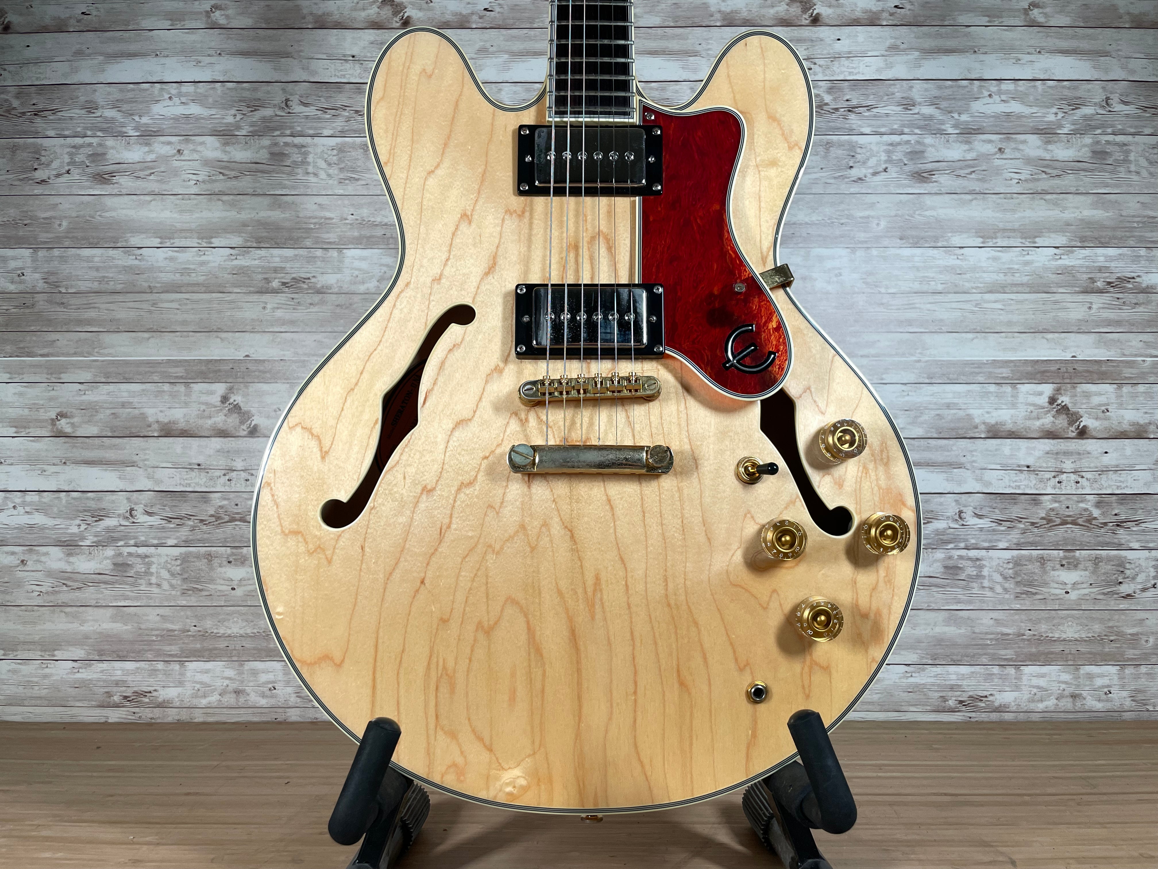 Epiphone MIK Sheraton Natural Used Toronto, ON | CasK Music – Cask Music
