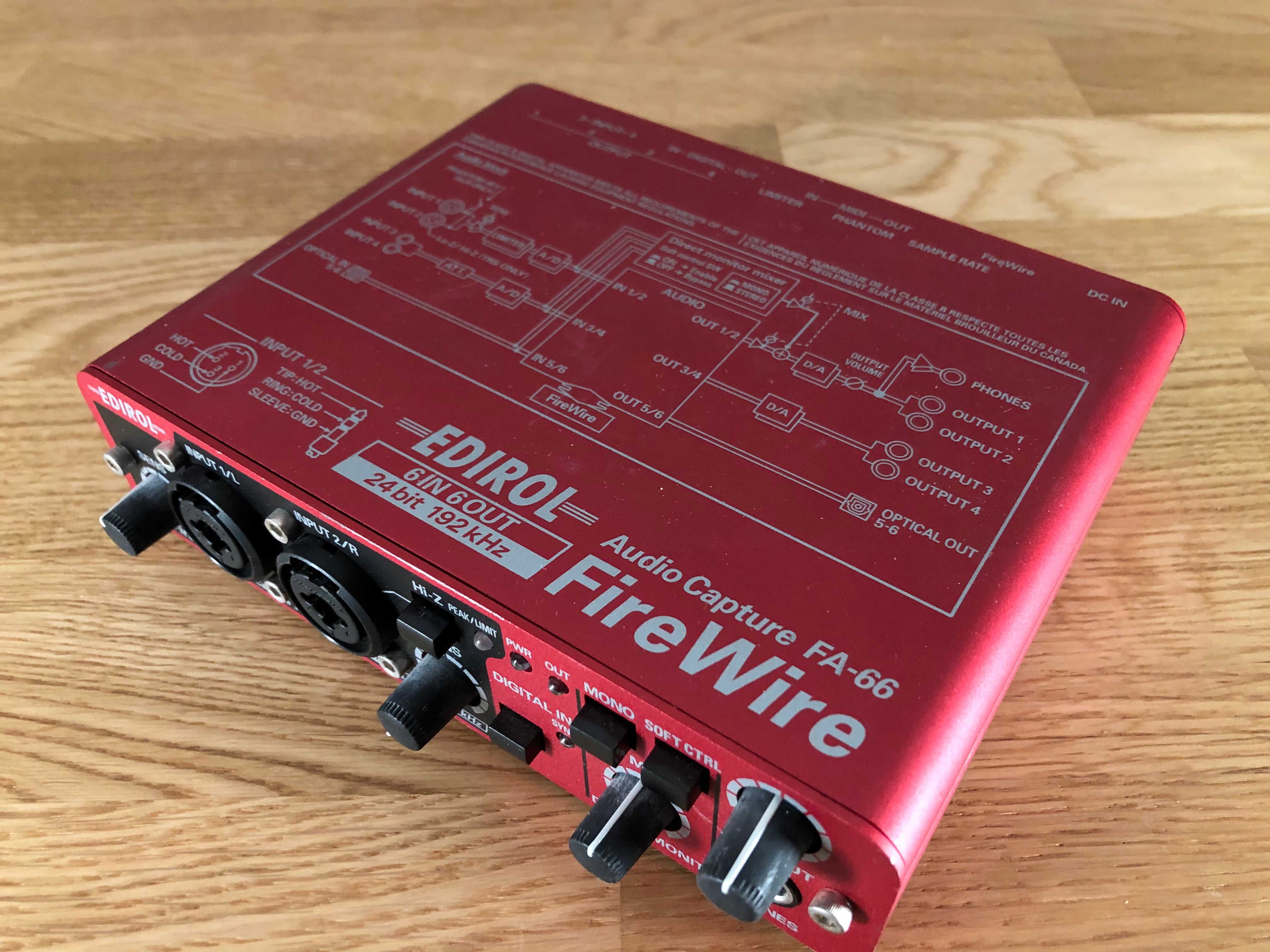 Edirol FA-66 Firewire Audio Interface Toronto, ON | Cask Music